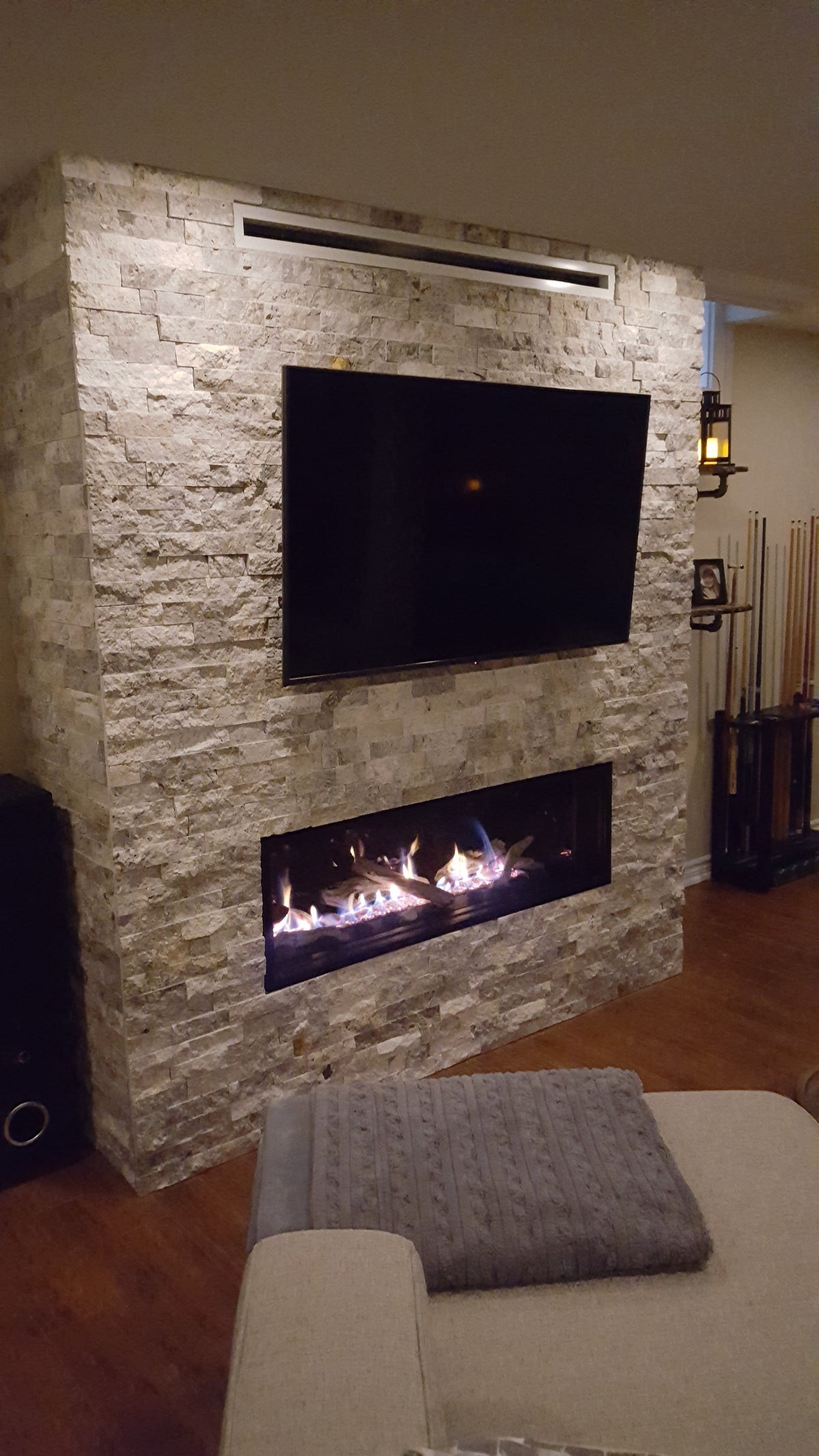 Valor L2 Linear Fireplace Installation — Fireplaces Unlimited Heating ...