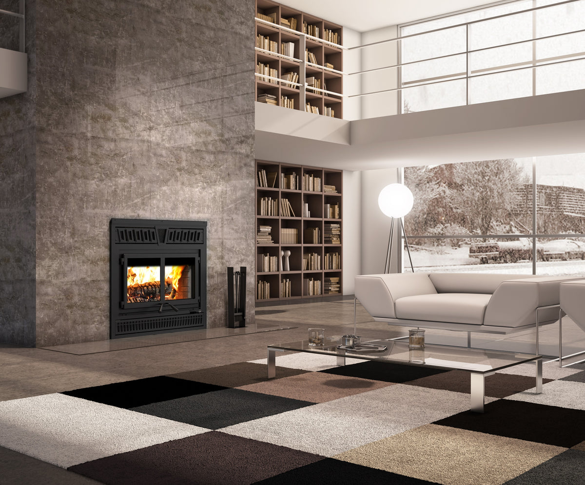 Valcourt FP15 Waterloo High Eff. Wood Fireplace — Fireplaces Unlimited ...