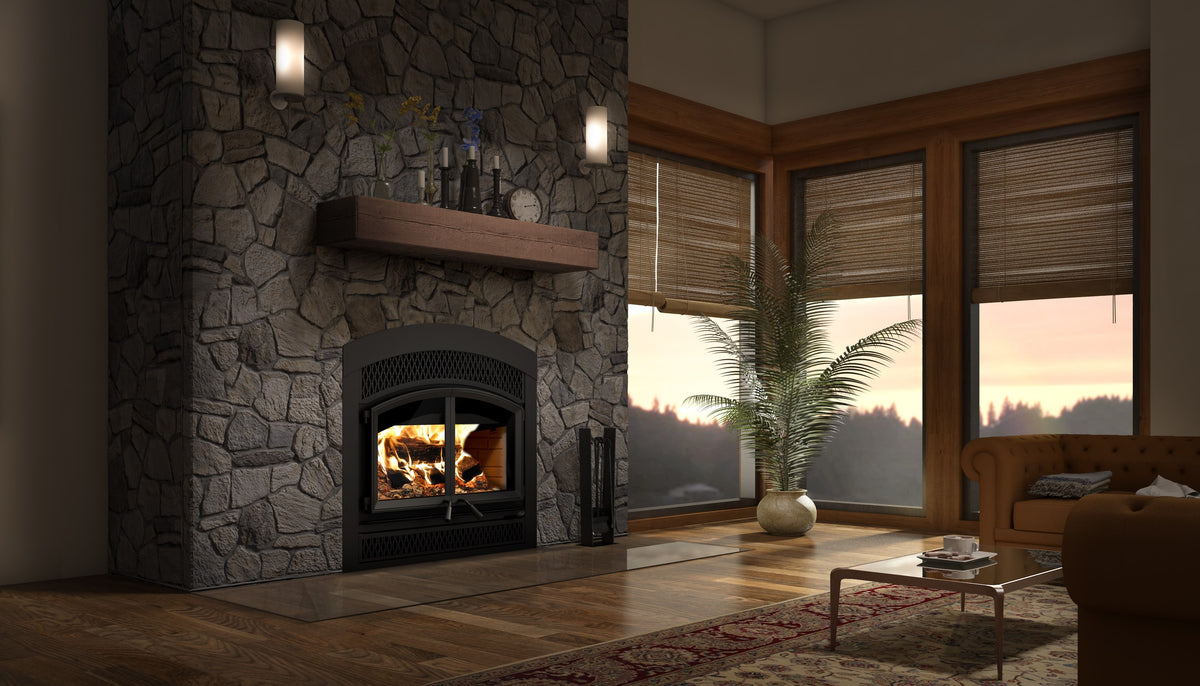 Valcourt FP15A Waterloo Arched High Eff. Wood Fireplace — Fireplaces ...